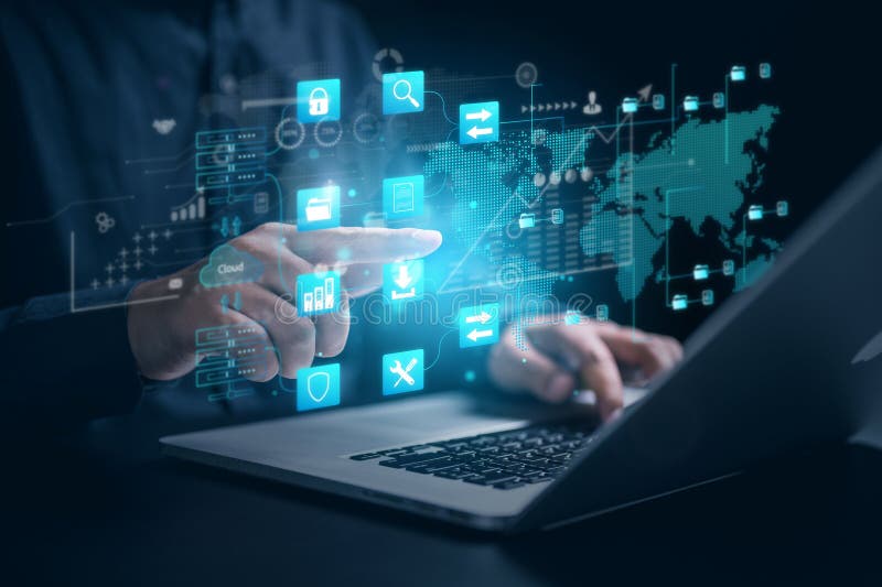Business Analysis Chart KPI Data Icon Technology Stock Image - Image of ...