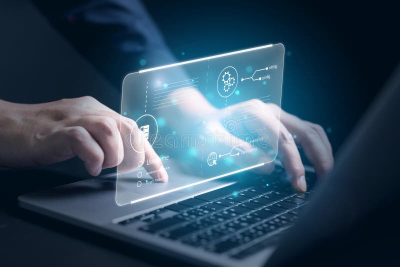 Business Analysis Chart KPI Data Icon Technology Stock Image - Image of ...