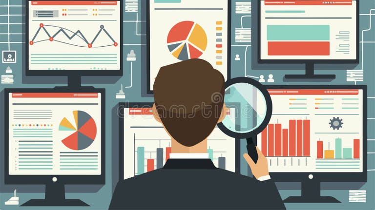 A Business Analysis Concept with Charts and Graphs for a Data Analyst ...