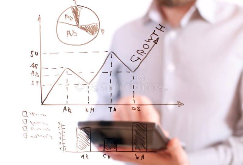 Business Analysis Graph and Chart Stock Photo - Image of management ...