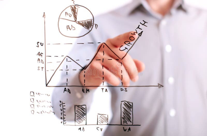 Business Analysis Graph and Chart Stock Image - Image of graph ...