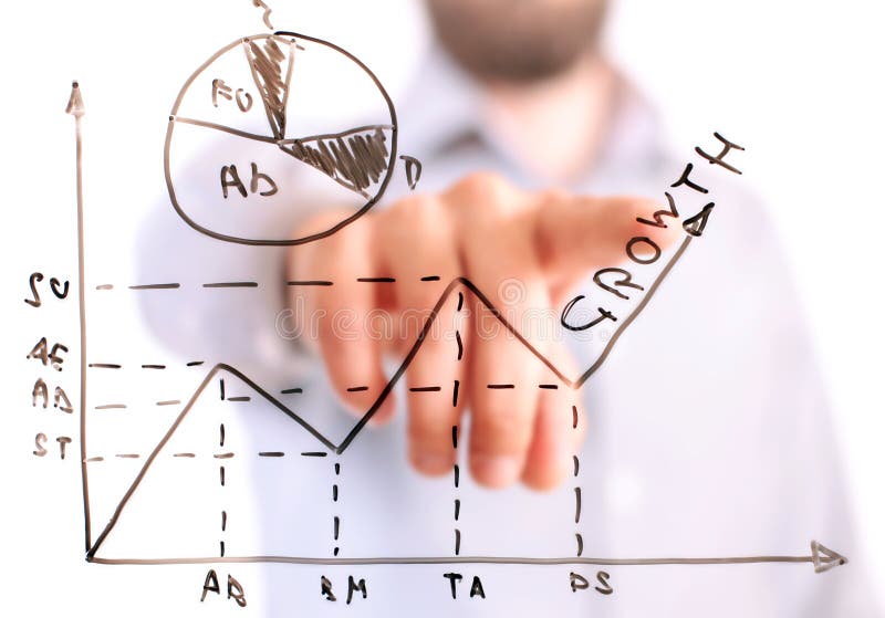 Business Analysis Graph and Chart Stock Photo - Image of economic ...