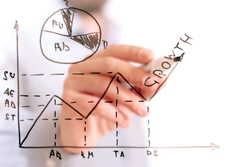 Business Analysis Graph and Chart Stock Image - Image of chart, arrows ...