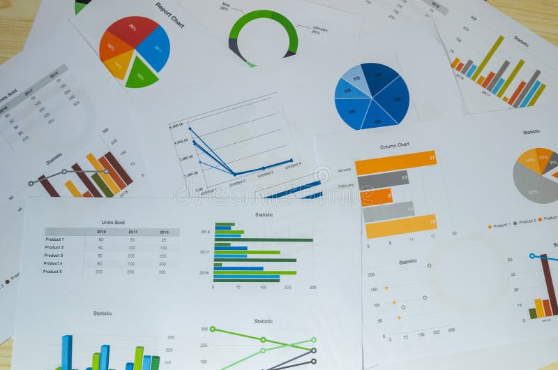 Business analysis graphs stock photo. Image of colleagues - 133249454