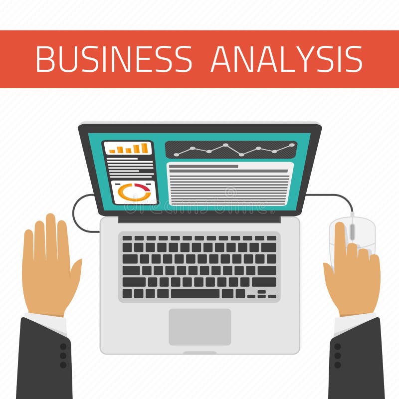 Business Analysis Illustration Stock Vector - Illustration of ...