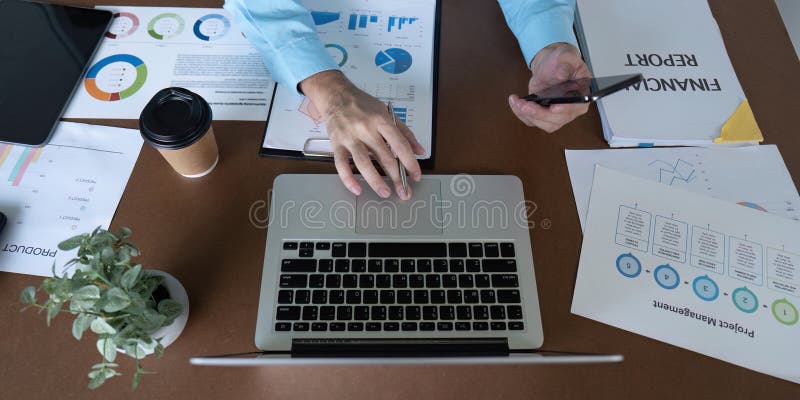 Business Analysis Process Office Workspace Digital Report Modern ...