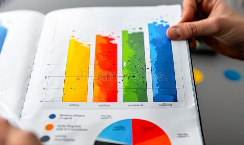 Business Analysis and Strategy Planning with Colorful Bar Graphs and ...