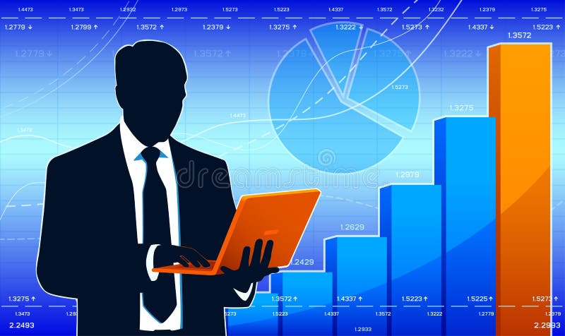 Business analyst stock vector. Illustration of tendency - 20805317