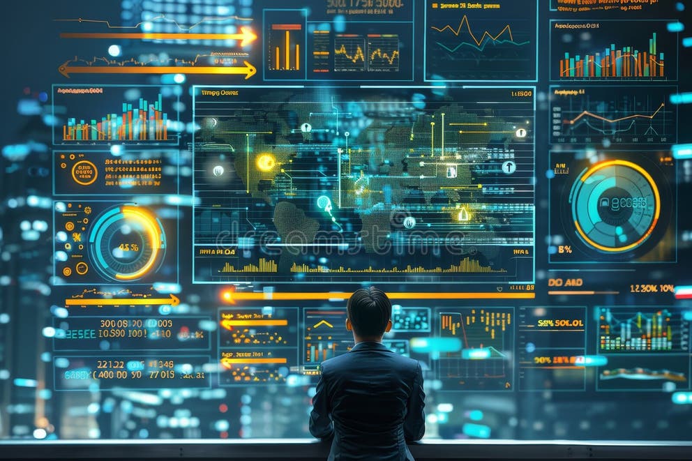 Business Analyst Employs Technology and Control Panel for Comprehensive ...