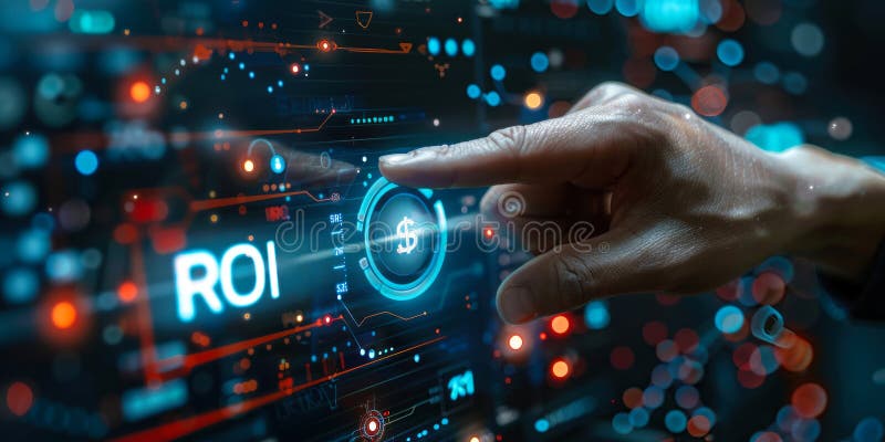 Business Analyst Evaluating Return on Investment ROI Metrics Using an ...
