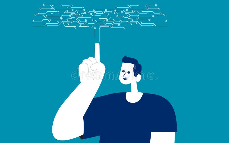 Business analyst finding connections. Analysis and structural thinking ...