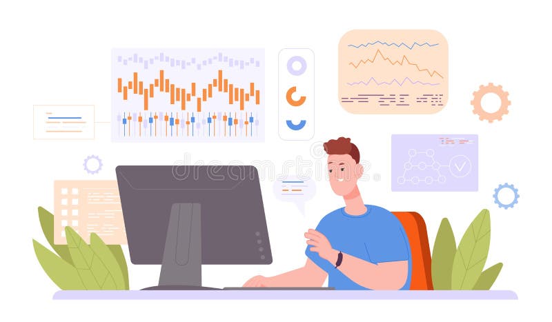 Business Analyst at Laptop. Professional Finance Advisor or Marketer ...