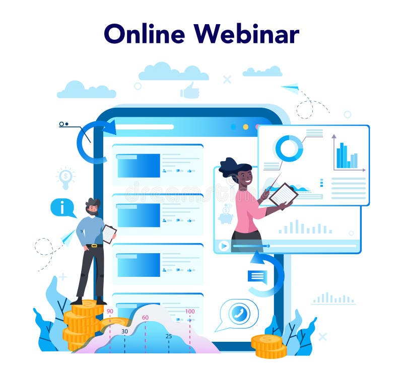 Business Analyst Online Service or Platform. Business Strategy Stock ...