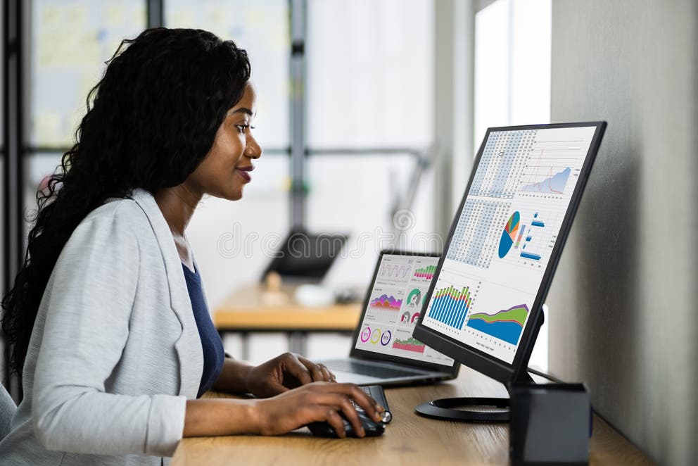 Business Analyst Woman stock image. Image of businesswoman - 243946013