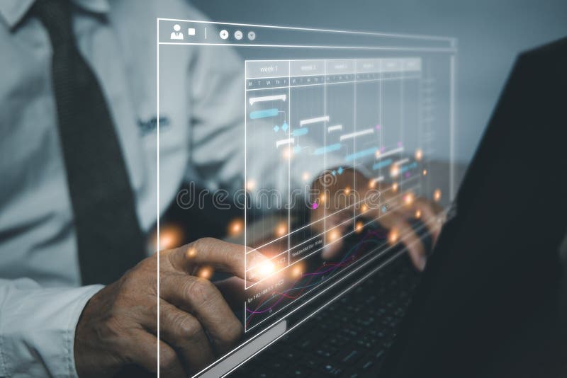 Business Analyst Working with Computer Stock Photo - Image of analyst ...