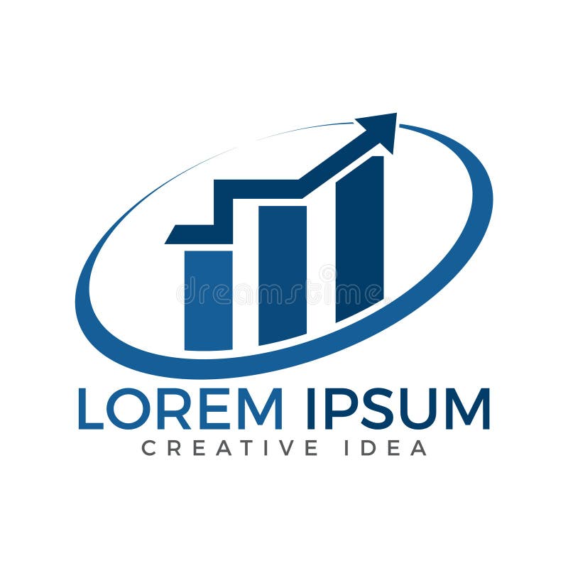 Business Graph and Service Logo. Stock Vector - Illustration of company ...