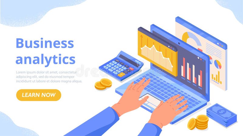 Business analytics concept stock vector. Illustration of bank - 276614784