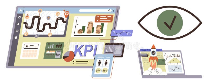 Kpi Project Stock Illustrations – 4,474 Kpi Project Stock Illustrations ...