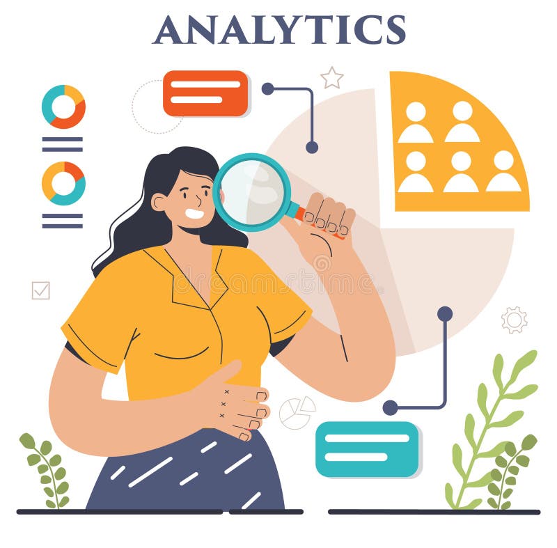 Business Analytics. Data Examination and Strategy Development Stock ...
