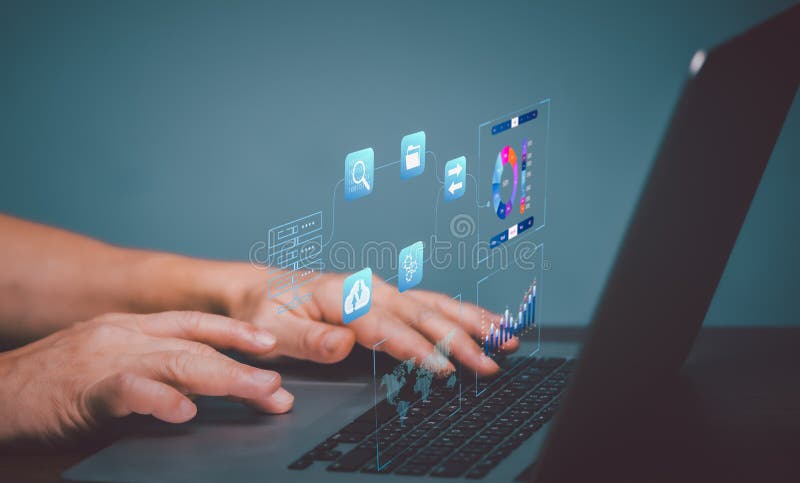 Business Analytics and Data Management System on Computer, Make a ...