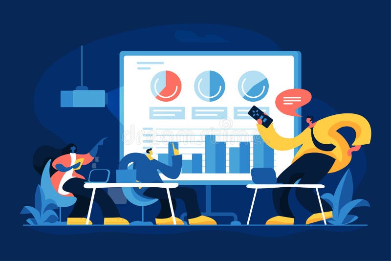 Business Analytics Flat Vector Illustration Stock Vector - Illustration ... Business Analytics Flat Vector Illustration Stock Vector - Illustration ...