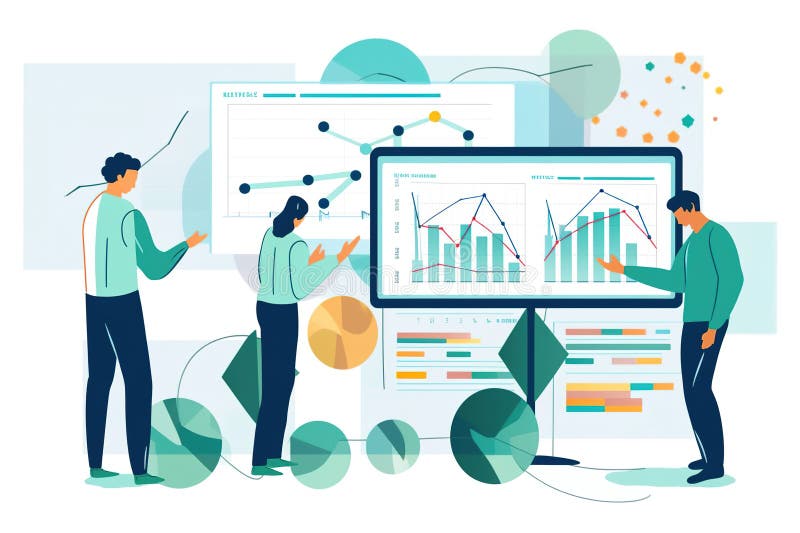 Business Analytics, Graphic Concept or Background, AI Generative Image ...