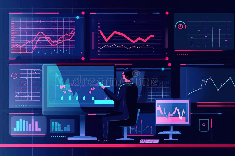 Business Analytics, Graphic Concept or Background, AI Generative Image ...