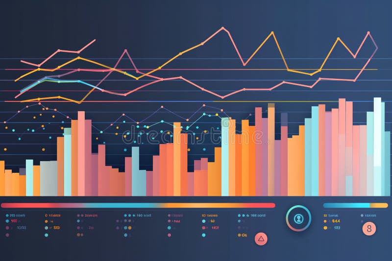 Business Analytics, Graphic Concept or Background, AI Generative Image ...