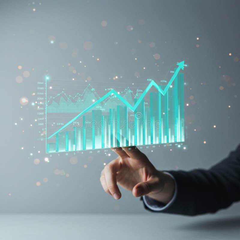 A Close-up of a Business Professional S Hand Interacting with a Digital ...