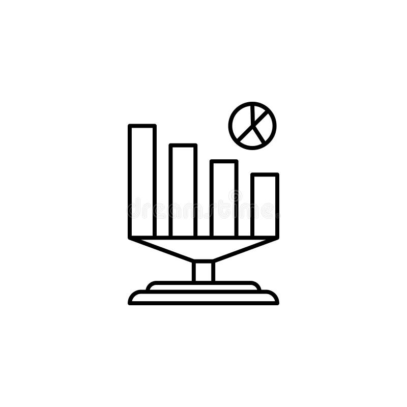 Business Analytics Icon. Element of Artificial Intelligence Icon for ...