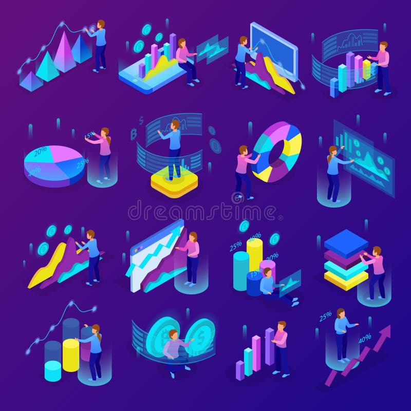 Business Analytics Icons Set Stock Vector - Illustration of glow ... Business Analytics Icons Set Stock Vector - Illustration of glow ...