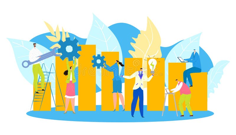 Business Analytics People, with Graph Analysis Technology, Isolated ...