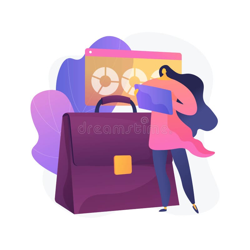 Business Analytics Report Vector Concept Metaphor Stock Vector Illustration Of Diagram
