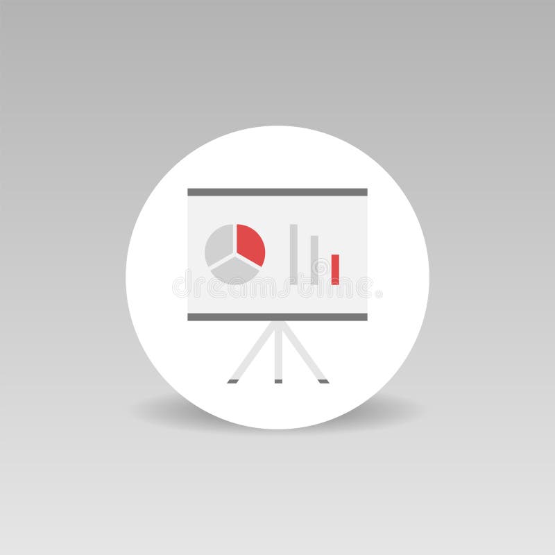 Business Analytics Vector Icon. Finance Concept. Round Illustration ...