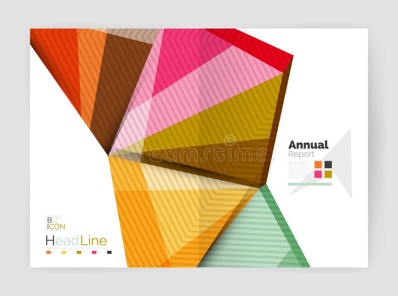 Business Annual Report Abstract Backgrounds Stock Vector - Illustration ...