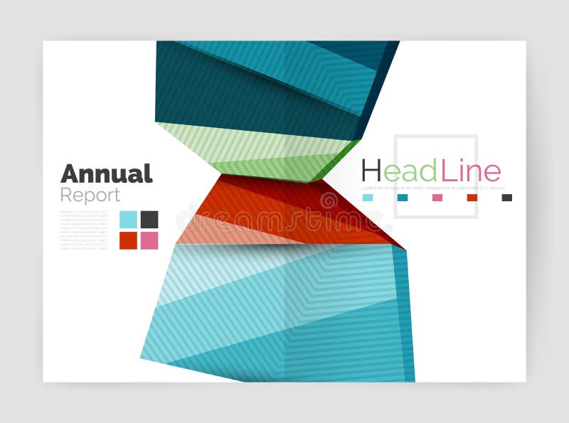 Business Annual Report Abstract Backgrounds Stock Vector - Illustration ...