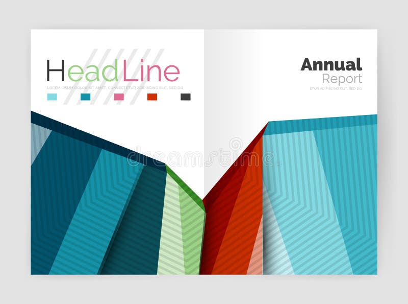 Business Annual Report Abstract Backgrounds Stock Vector - Illustration ...