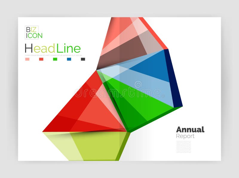 Business Annual Report Abstract Backgrounds Stock Vector - Illustration ...