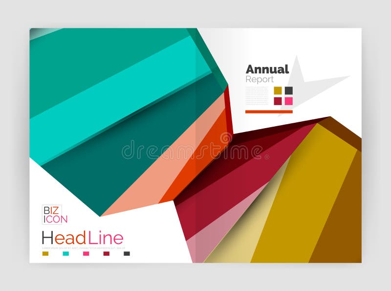 Business Annual Report Abstract Backgrounds Stock Vector - Illustration ...