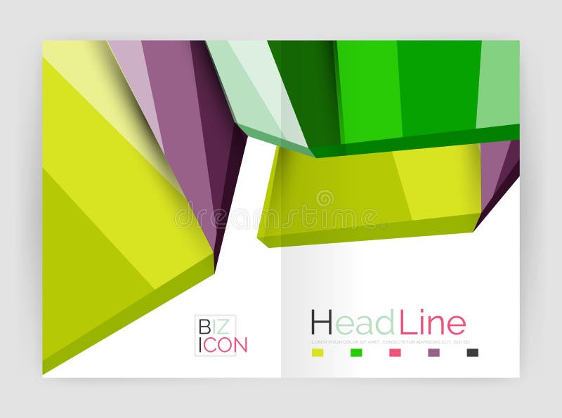 Business Annual Report Abstract Backgrounds Stock Vector - Illustration ...