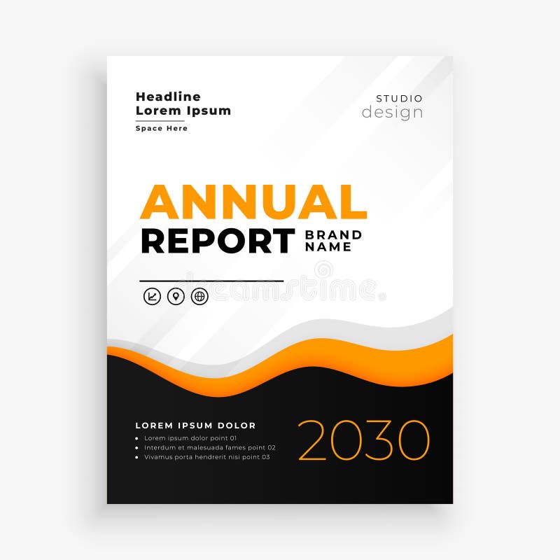 Business Annual Report Template for Professional Presentation Stock ...