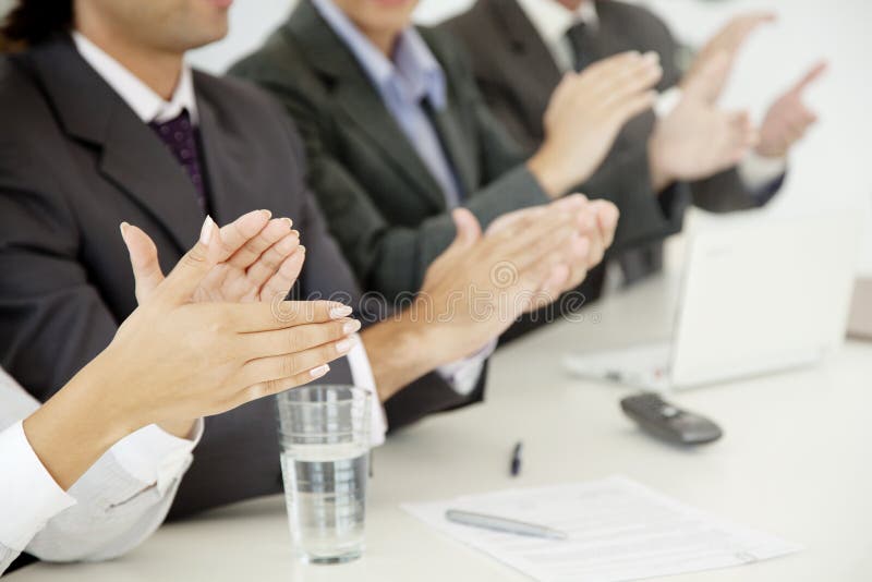 Business applaud stock photo. Image of cheering, seminar - 21791758