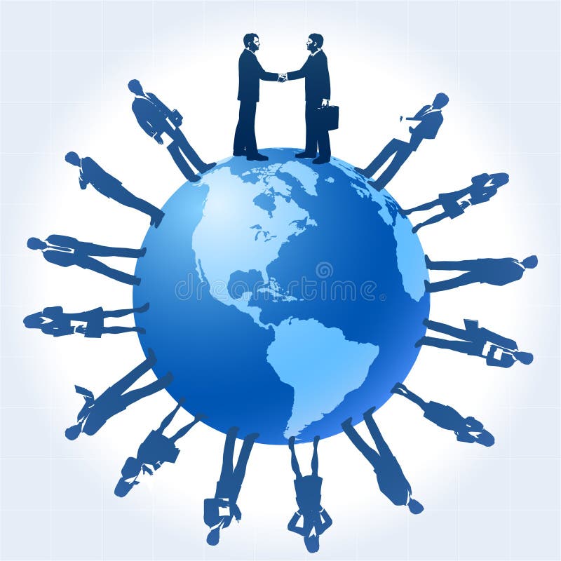 Business Around the World stock vector. Illustration of clip - 7072227