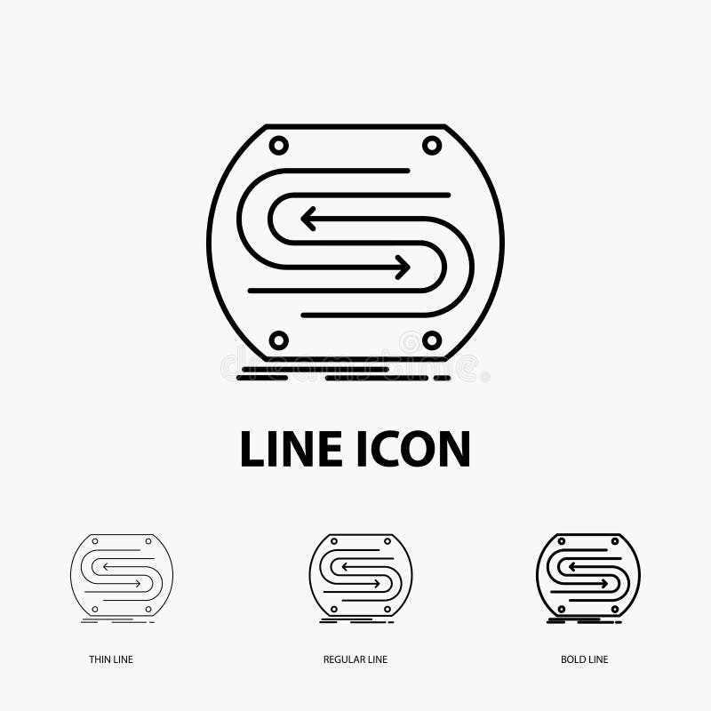 Business Arrow, Concept, Convergence, Match, Pitch Icon in Thin ...