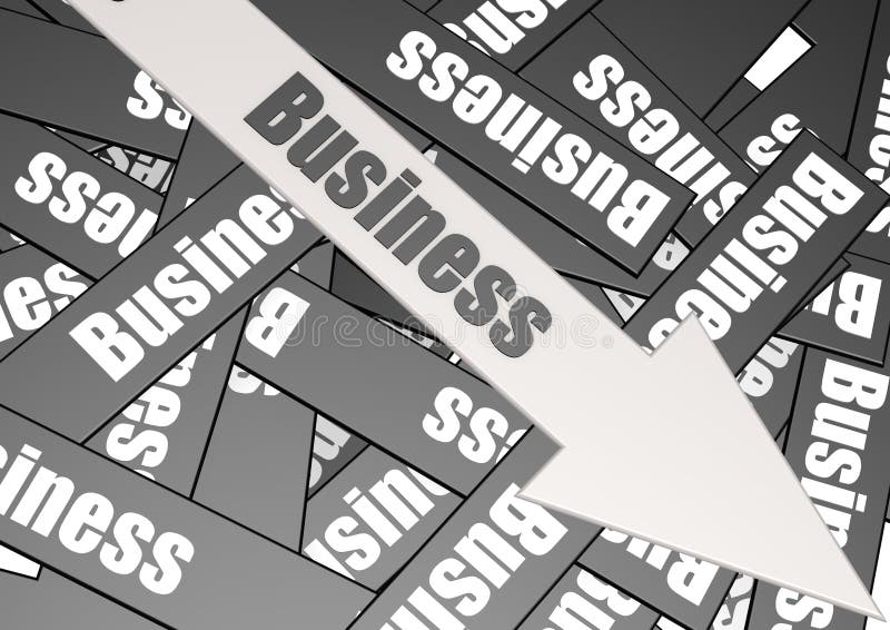 Business arrow stock illustration. Illustration of chart - 32543298