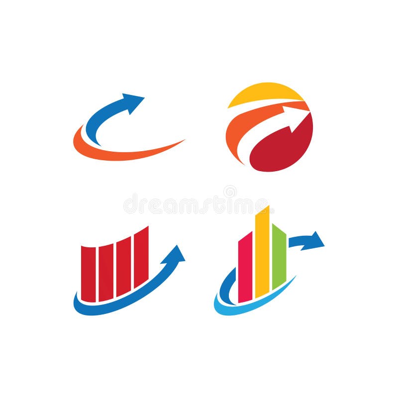 Business arrow logo stock vector. Illustration of identity - 183808369