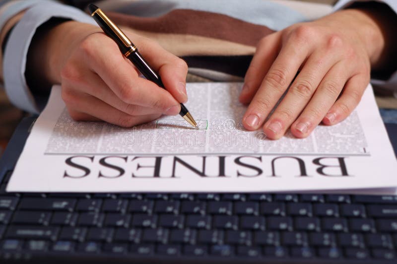 Business article stock photo. Image of communication, newspaper - 3914492