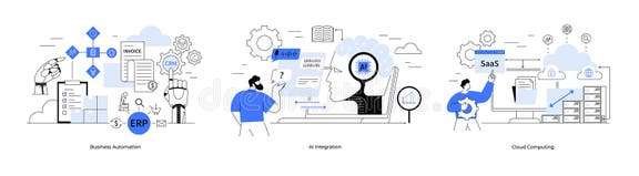 Business Automation AI Integration and Cloud Computing Concepts with ...