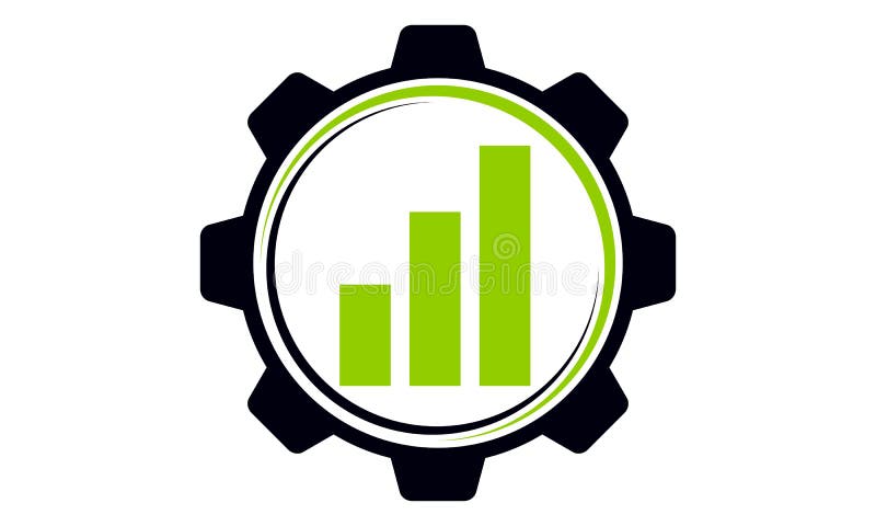 Business Automation Gear stock vector. Illustration of link - 84195558