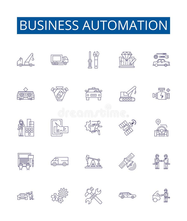 Business Processes Line Icon, Vector. Business Processes Outline Sign ... Business Processes Line Icon, Vector. Business Processes Outline Sign ...